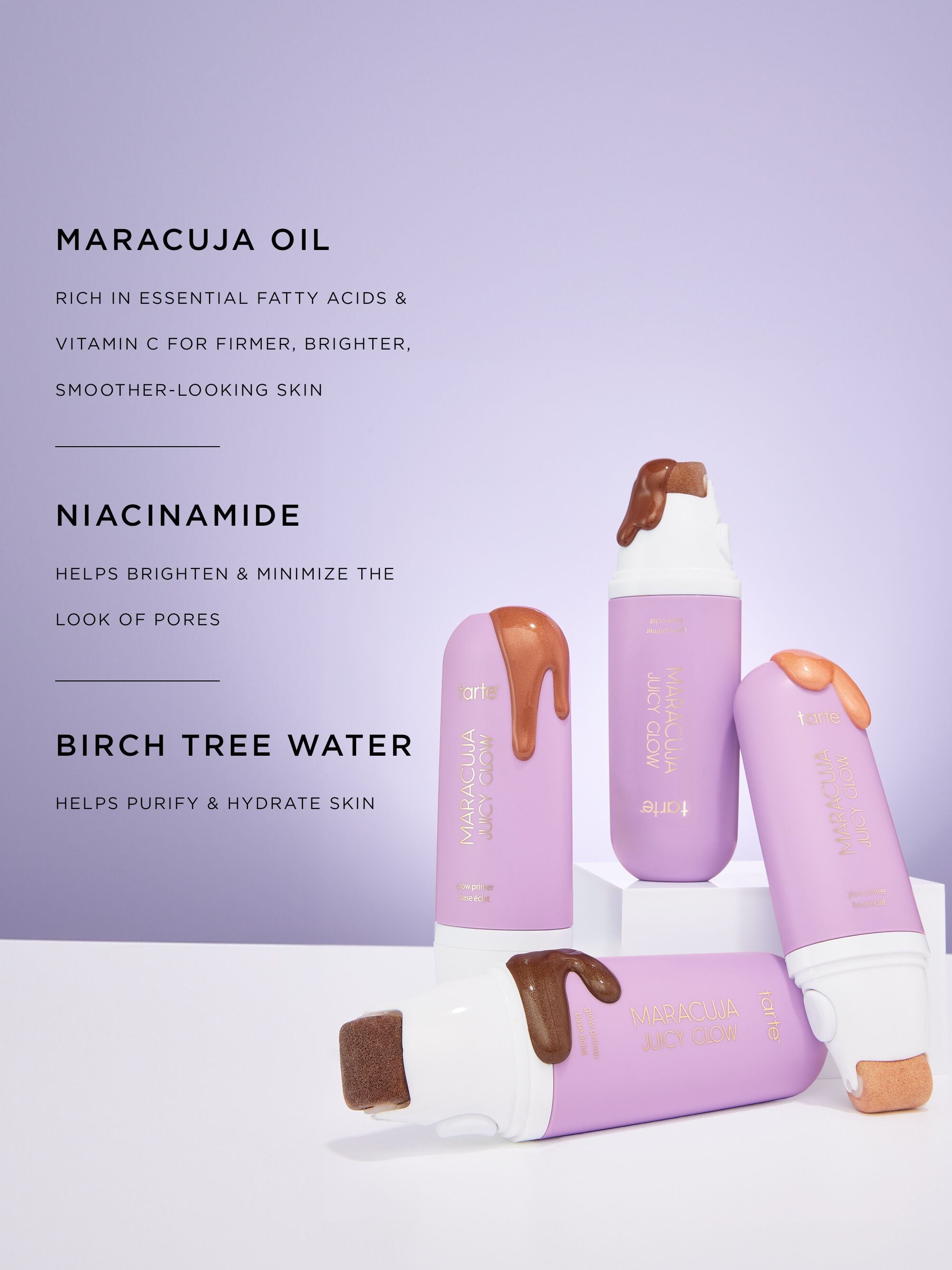 maracuja juicy glow primer roller – Tarte™