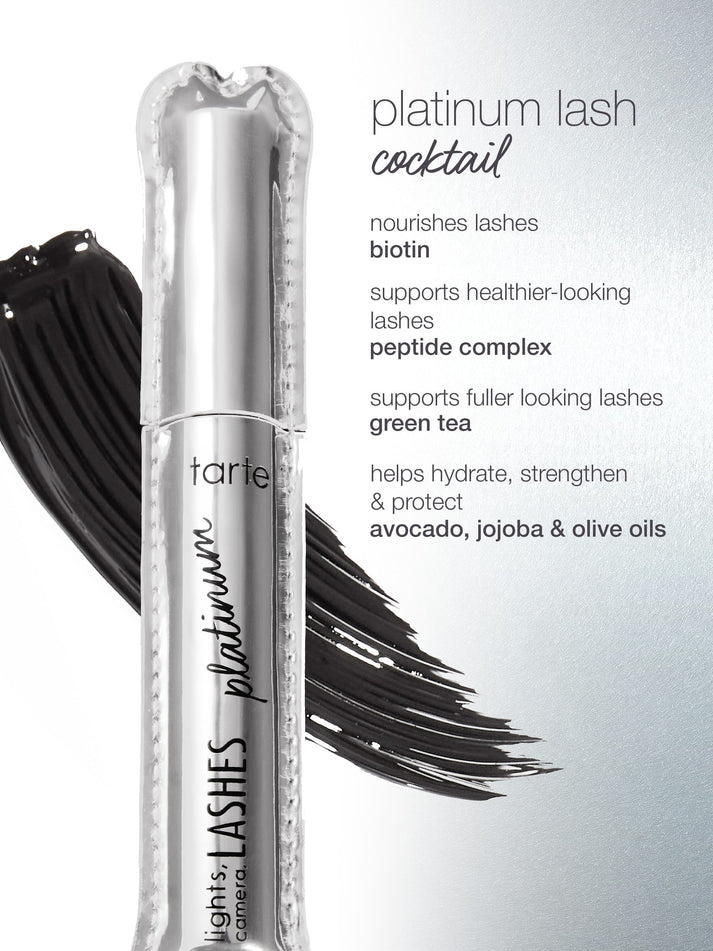 lights, camera, lashes™ platinum mascara – Tarte™