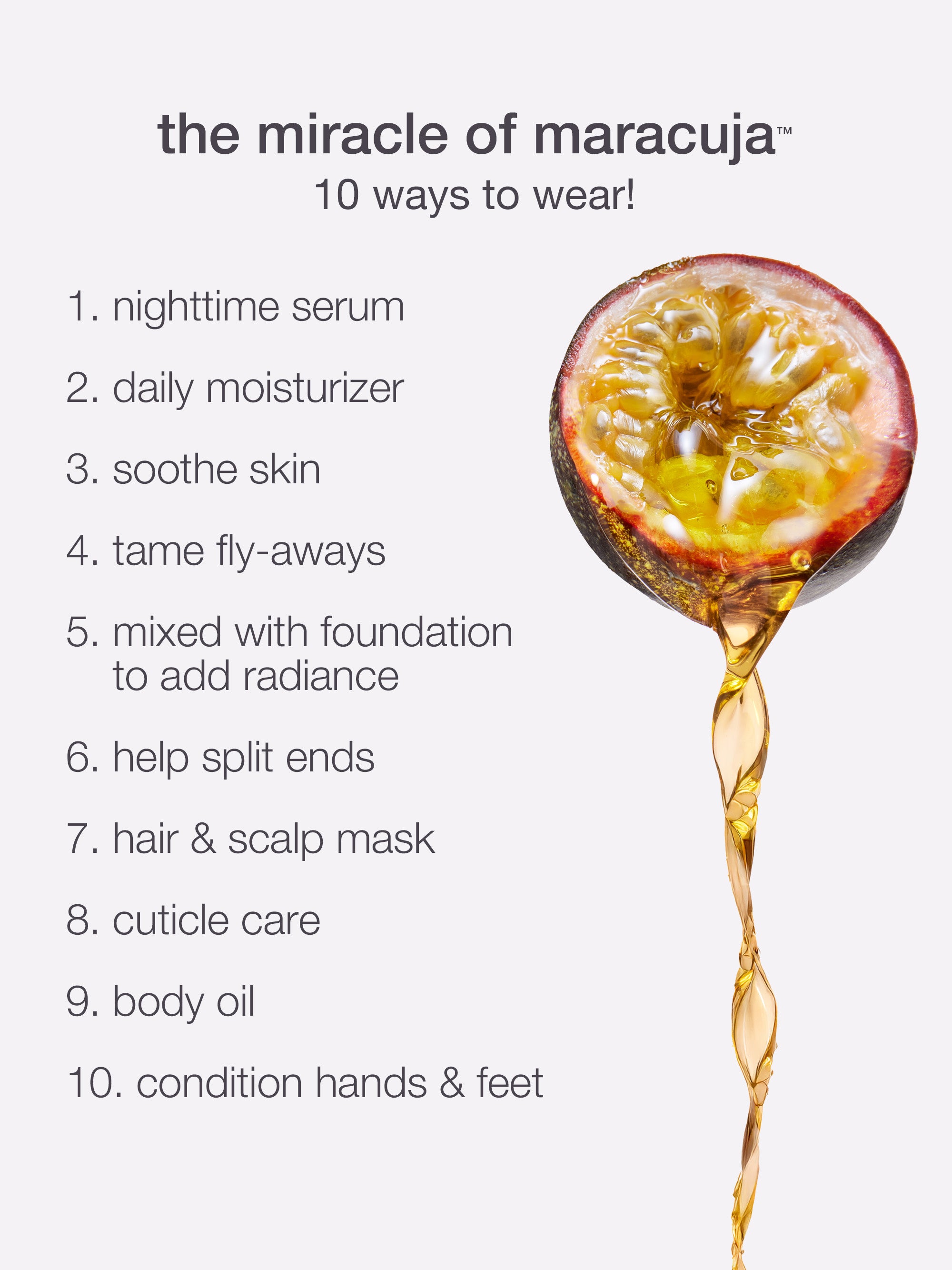 maracuja face oil – Tarte™