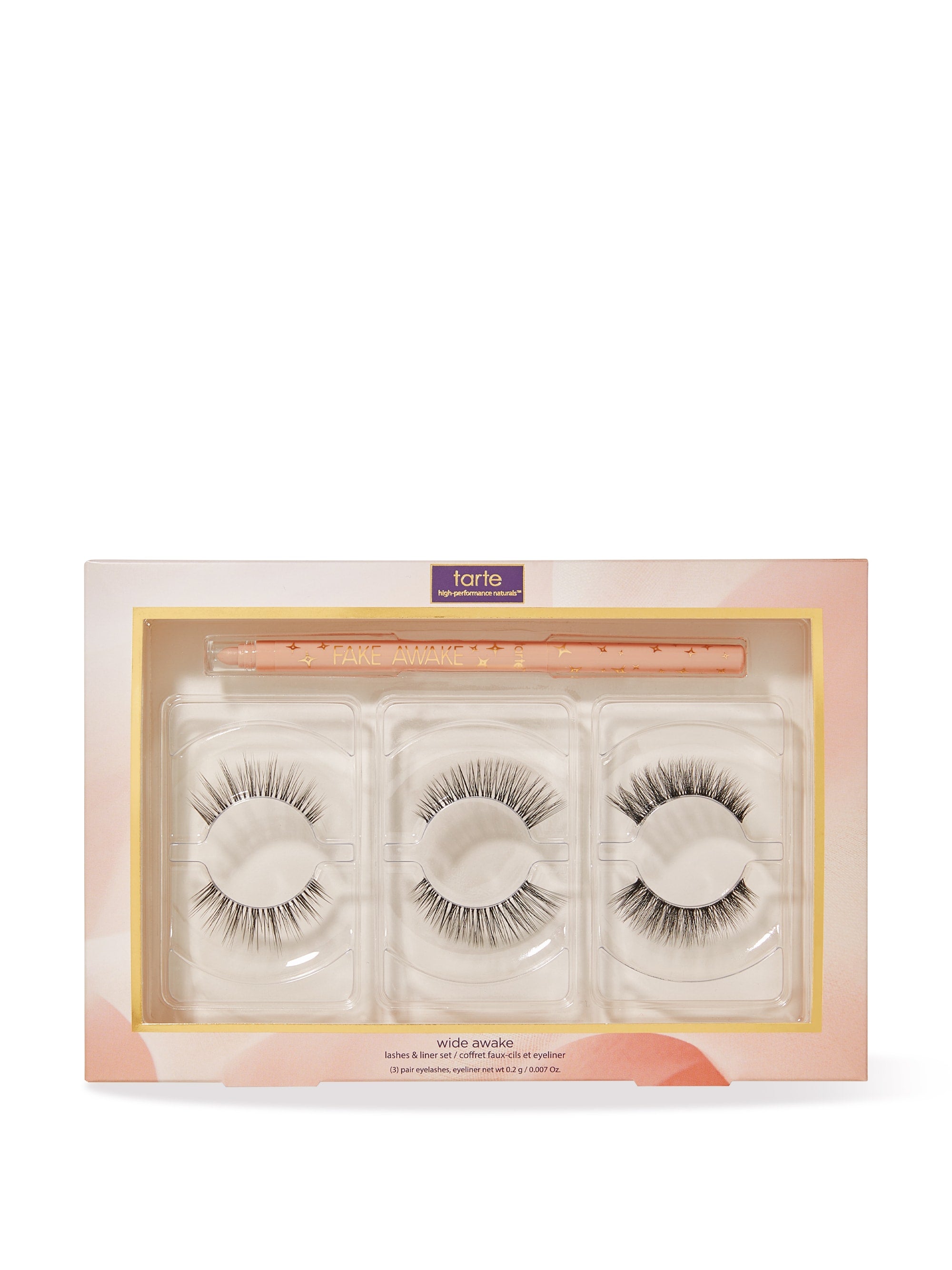 wide awake lashes & liner set – Tarte™