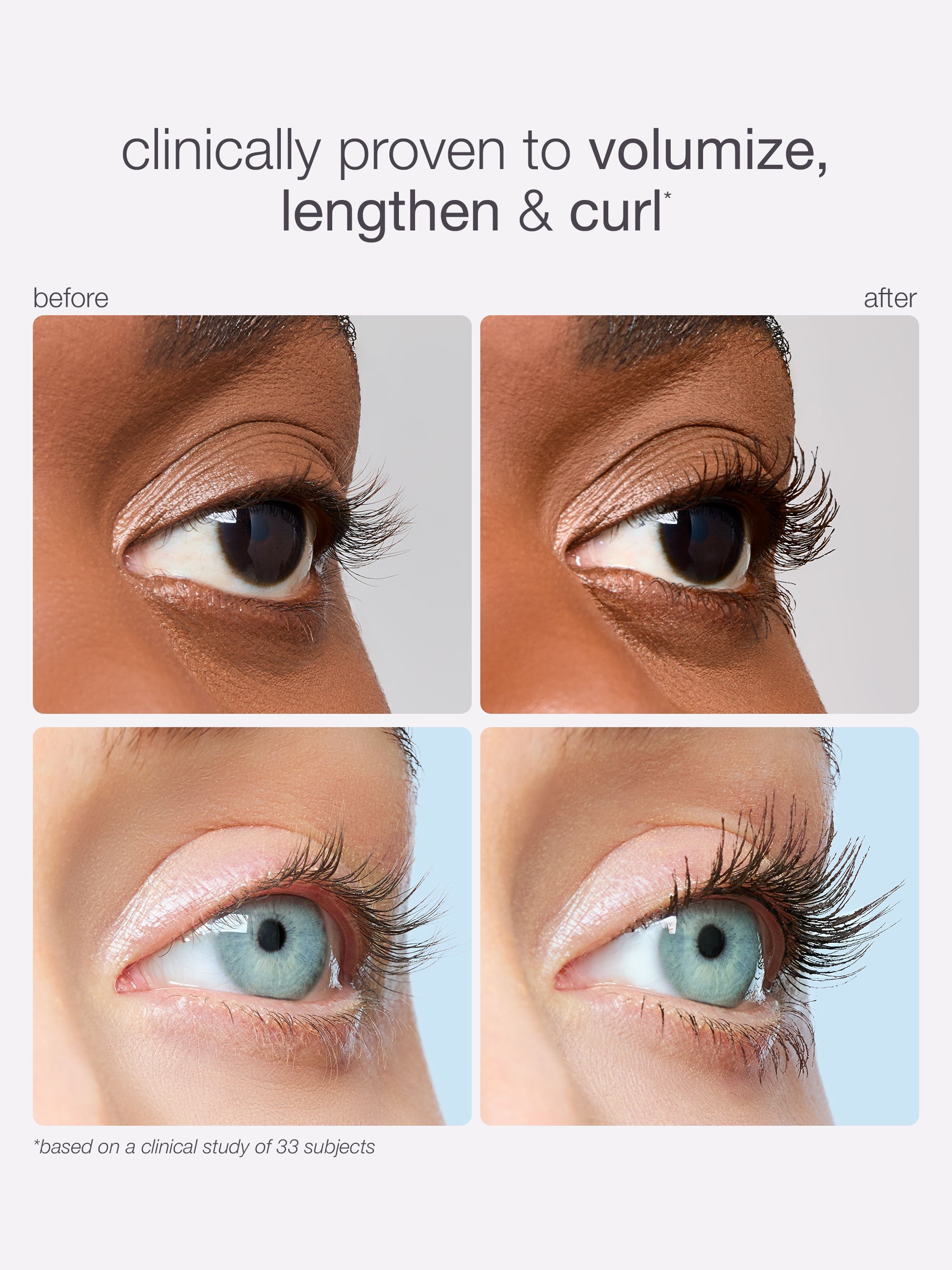 lights, camera, lashes™ 4-in-1 24-hour mascara – Tarte™